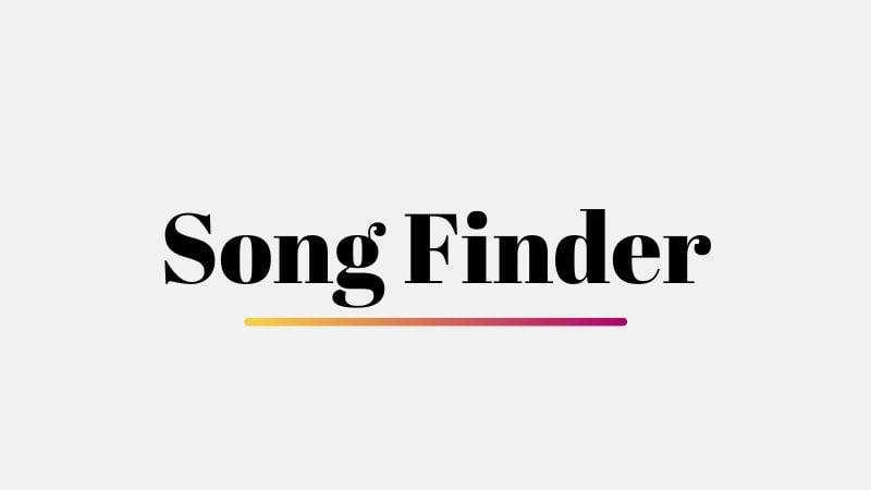 Song Finder - Theatre Trip